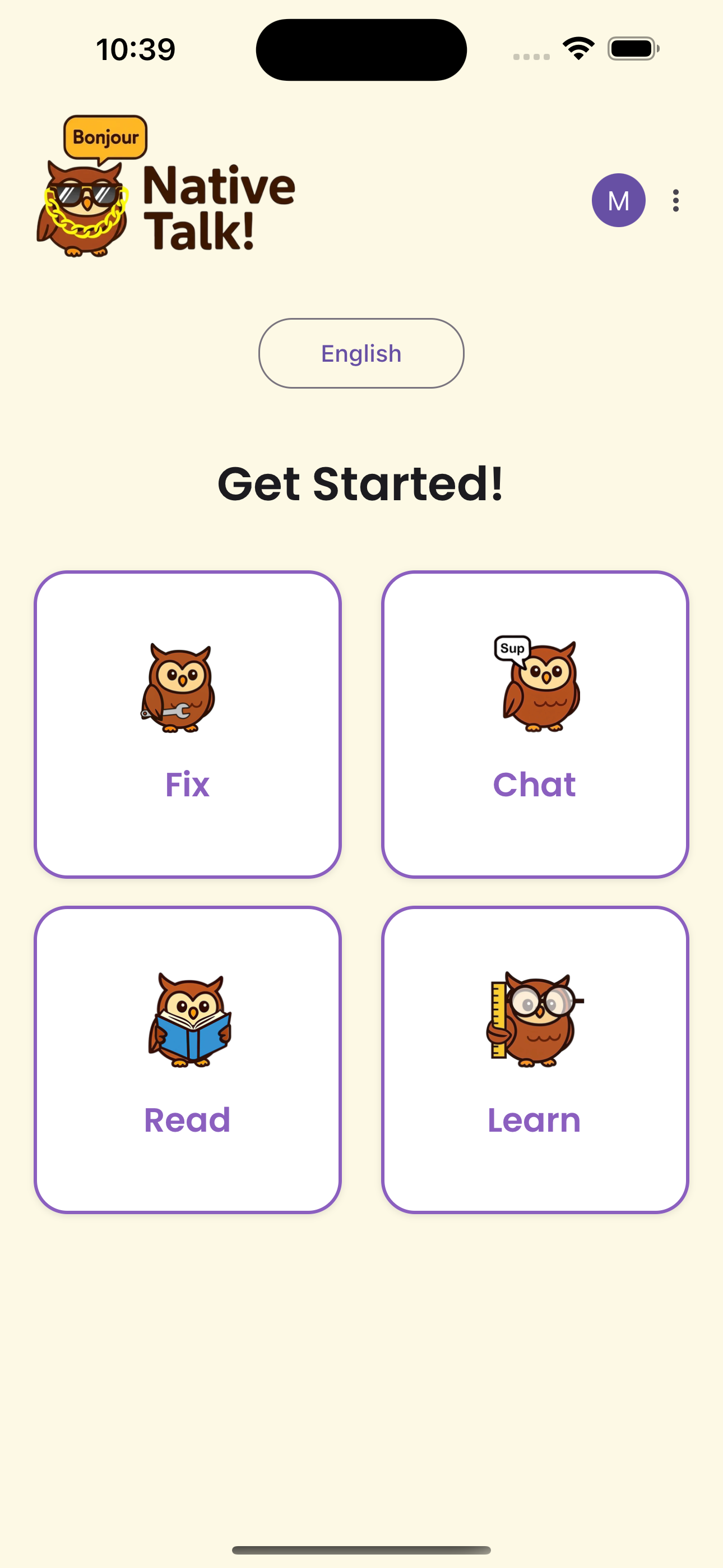 Native Talk - Corrección Gramatical y Aplicación de Aprendizaje de Idiomas con IA
